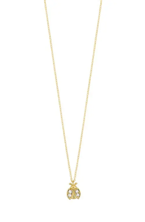 Bony Levy Icon Diamond Bug Pendant Necklace - 18k Yellow Gold