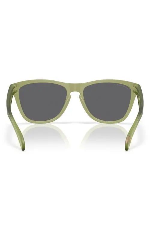 Oakley Frogskins Rectangular Sunglasses - Matte Fern / Prizm Black Polar