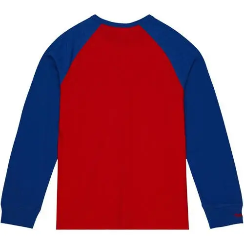 Mitchell & Ness Kansas Jayhawks Legendary Slub Raglan Long Sleeve T-shirt