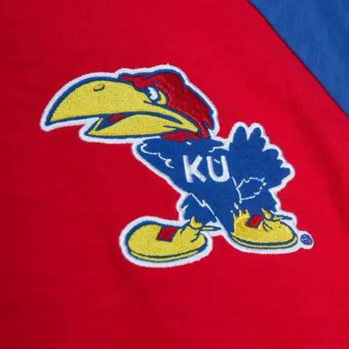 Mitchell & Ness Kansas Jayhawks Legendary Slub Raglan Long Sleeve T-shirt