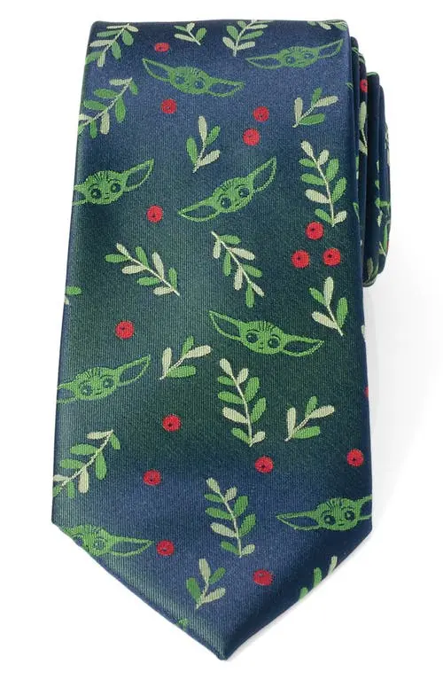 CUFFLINKS, INC. Star Wars Silk-blend Neck Tie - Green/ Red