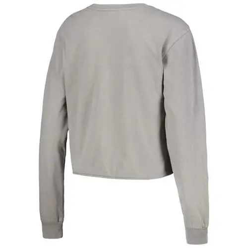 THE WILD COLLECTIVE San Francisco Giants Cropped Long Sleeve T-shirt