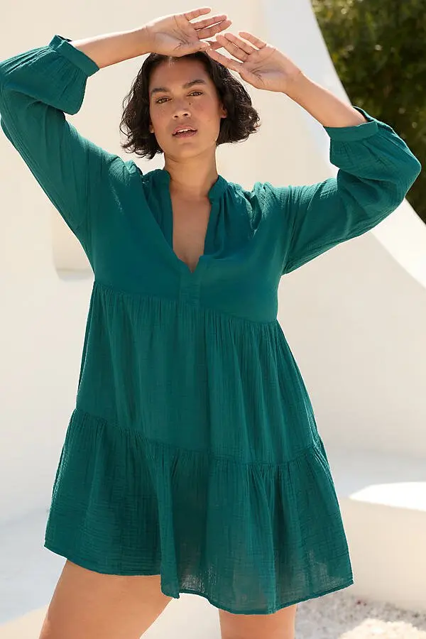 kallie flowy tunic dress Shop the Elegant Chelsea Black Maxi Dress main image 1