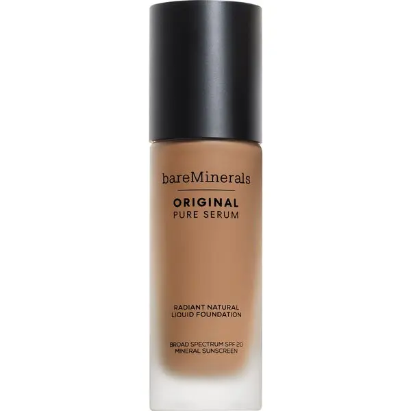 BareMinerals® Original Pure Serum Radiant Natural Liquid Foundation Mineral Spf 20 - Medium Deep Neutral 4