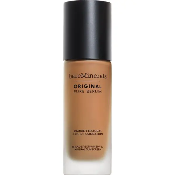 BareMinerals® Original Pure Serum Radiant Natural Liquid Foundation Mineral Spf 20 - Medium Deep Warm 4