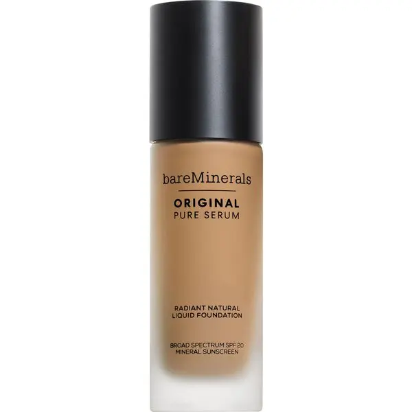BareMinerals® Original Pure Serum Radiant Natural Liquid Foundation Mineral Spf 20 - Medium Warm 3.5
