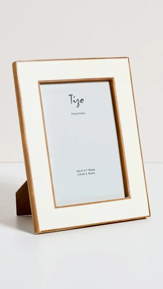 TIZO DESIGN Bone/resin Frame 5x7