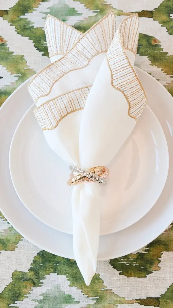 KIM SEYBERT Frame Napkin Set Of 4