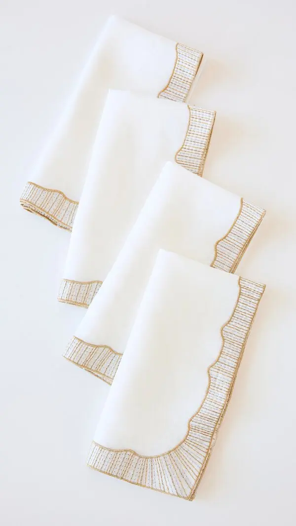 KIM SEYBERT Frame Napkin Set Of 4