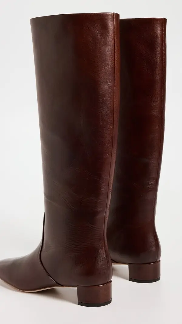 LOEFFLER RANDALL Indy Low Heel Tall Boots - Espresso