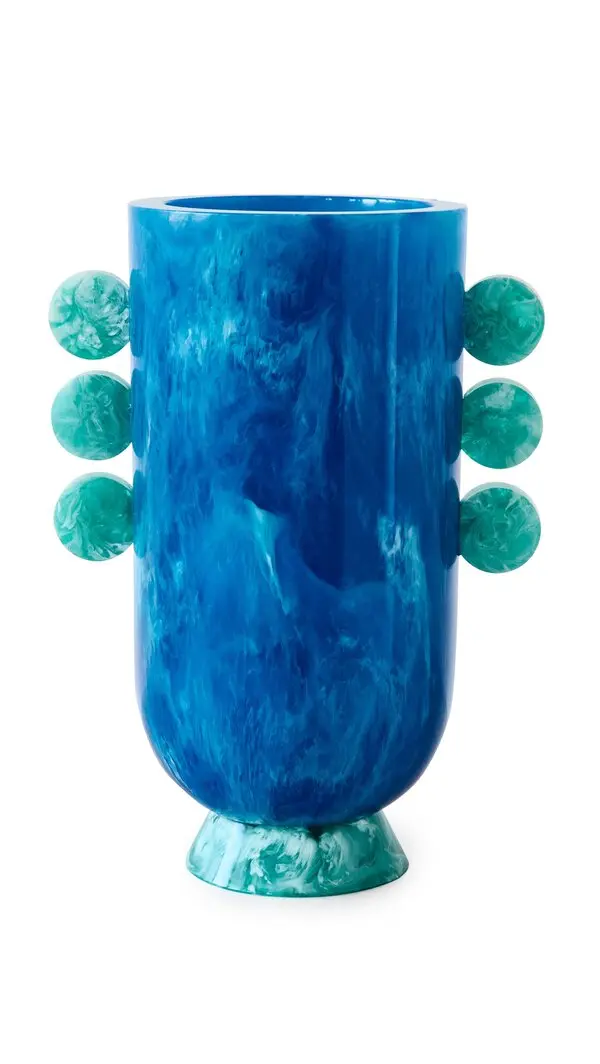 Jonathan Adler Mustique Ripple Resin Vase