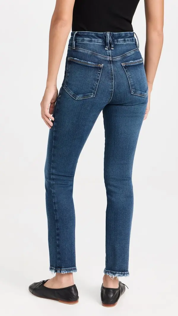 Good American Good Legs Straight Jeans - Indigo511