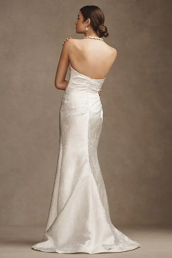 Watters Wtoo Callahan Sweetheart Jacquard Wedding Gown
