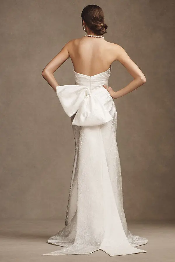 ivory strapless mini dress Shona Joy Oakley Strapless Draped Mini Dress in White main image 1