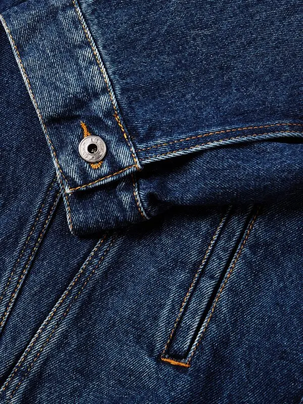Off-White Eyelet-embellished Denim Jacket