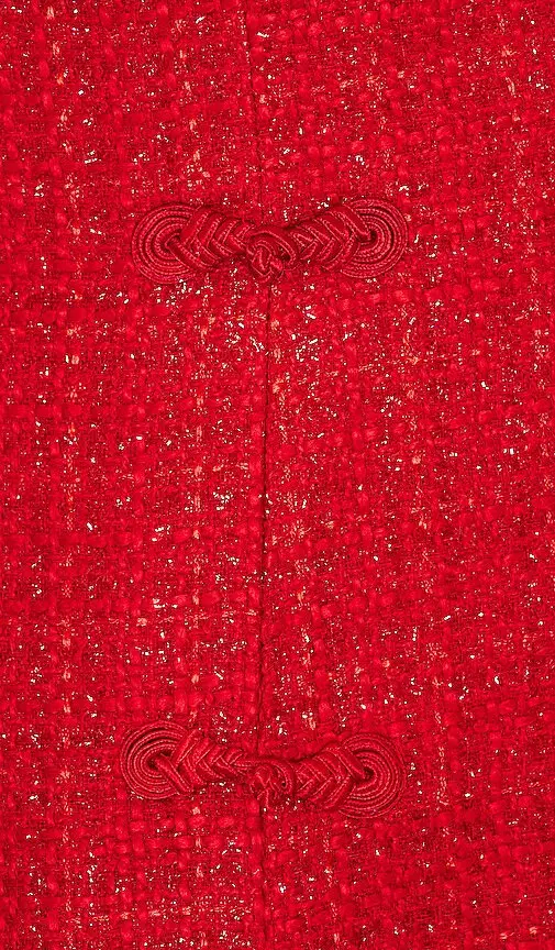 SAU LEE Natasha Dress - Red