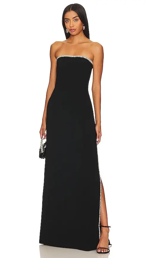 Cinq À Sept Embellished Collins Gown