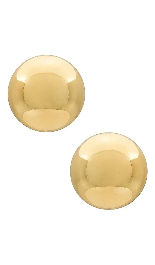 Shashi Double Ball Earrings - Gold