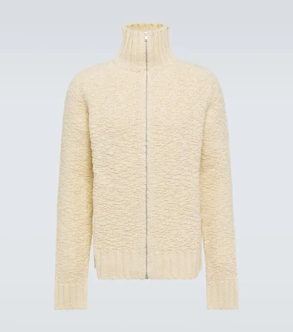 JIL SANDER Wool Cardigan - Beige