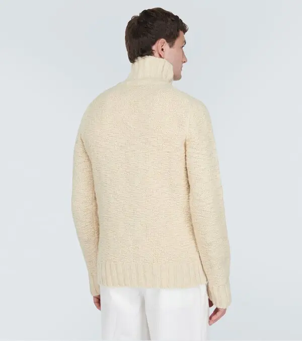 JIL SANDER Wool Cardigan - Beige