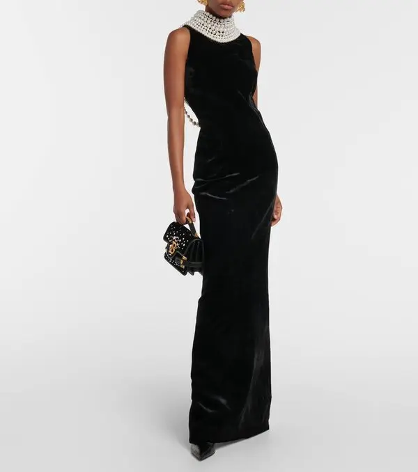 balmain green velvet dress Balmain x H&M, green velvet dress