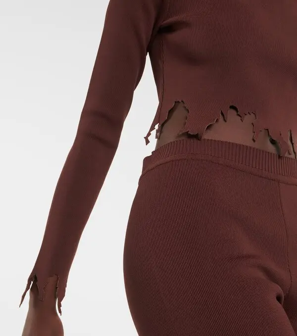 JW Anderson Distressed Crop Top