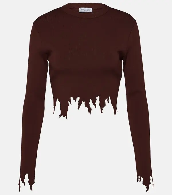 JW Anderson Distressed Crop Top