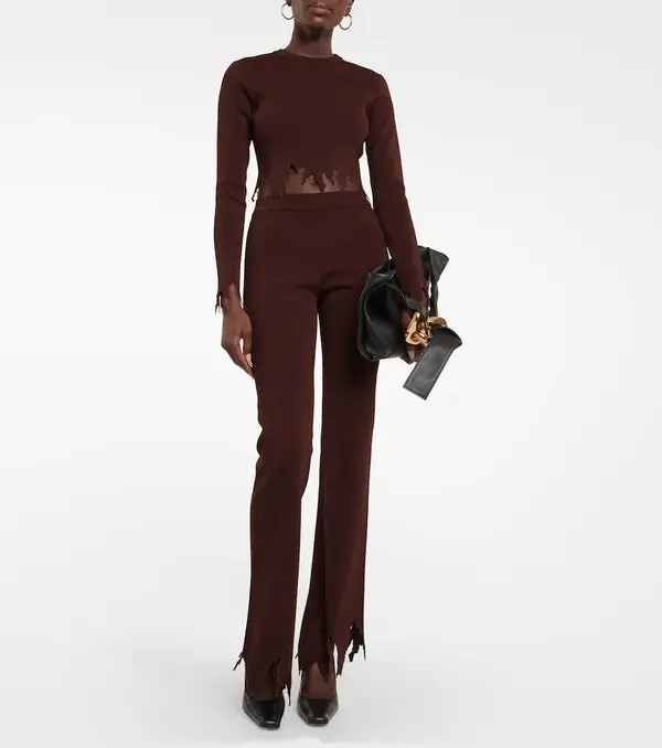 JW Anderson Distressed Crop Top