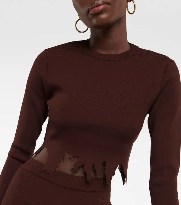 JW Anderson Distressed Crop Top