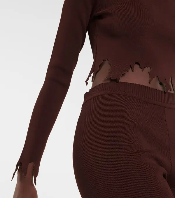 JW Anderson Distressed Crop Top