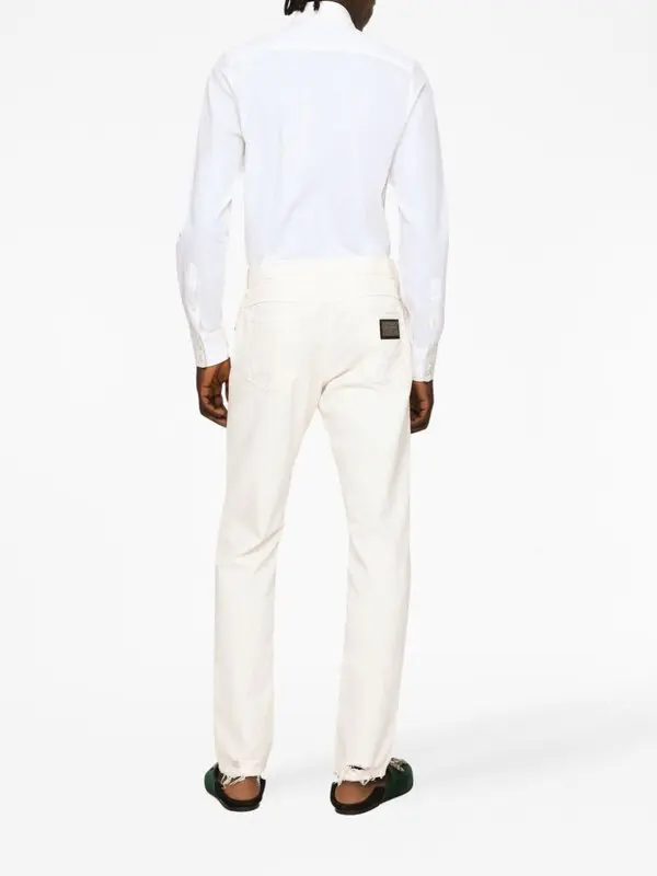 Dolce & Gabbana Embroidered Poplin Shirt