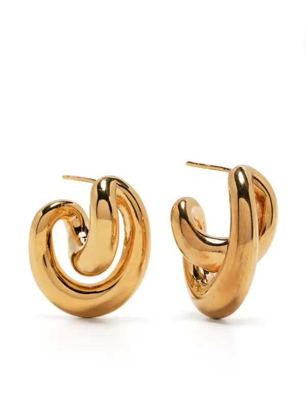 Charlotte Chesnais Initial Blow Earrings - Gold