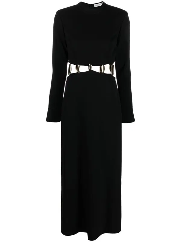 Simkhai Round-neck Midi Dress With Cut-out Detailing