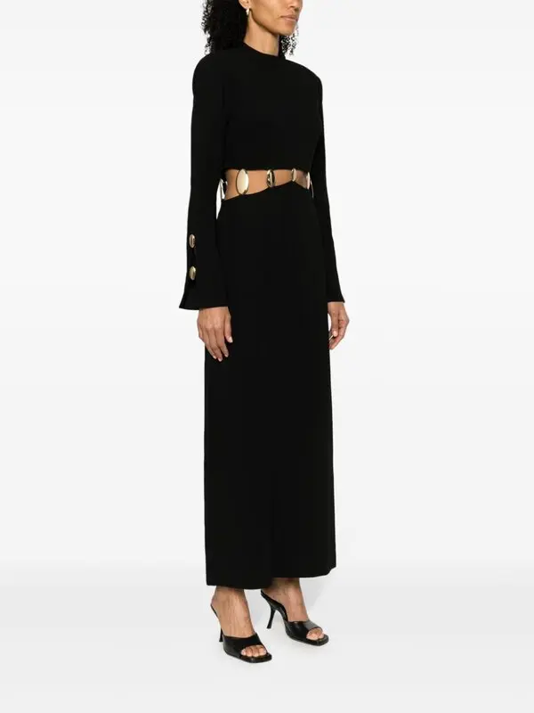 Simkhai Round-neck Midi Dress With Cut-out Detailing