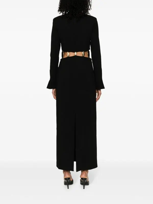 Simkhai Round-neck Midi Dress With Cut-out Detailing