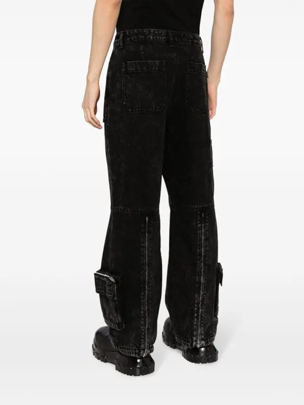 Juun.J Wide-Leg Jeans In Black - 73% Off | Editorialist