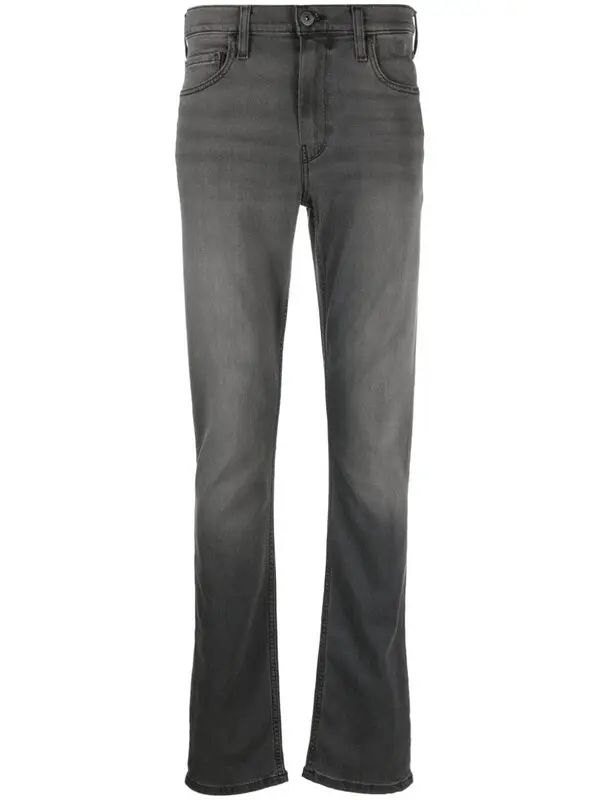 Paige Lennox Low-rise Skinny Jeans - Grey