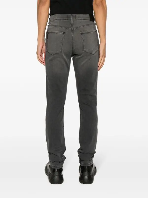 Paige Lennox Low-rise Skinny Jeans - Grey