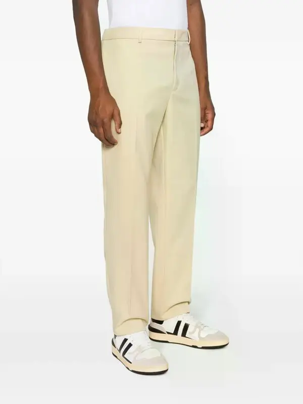 JIL SANDER Mid-rise Straight-leg Trousers - Neutrals