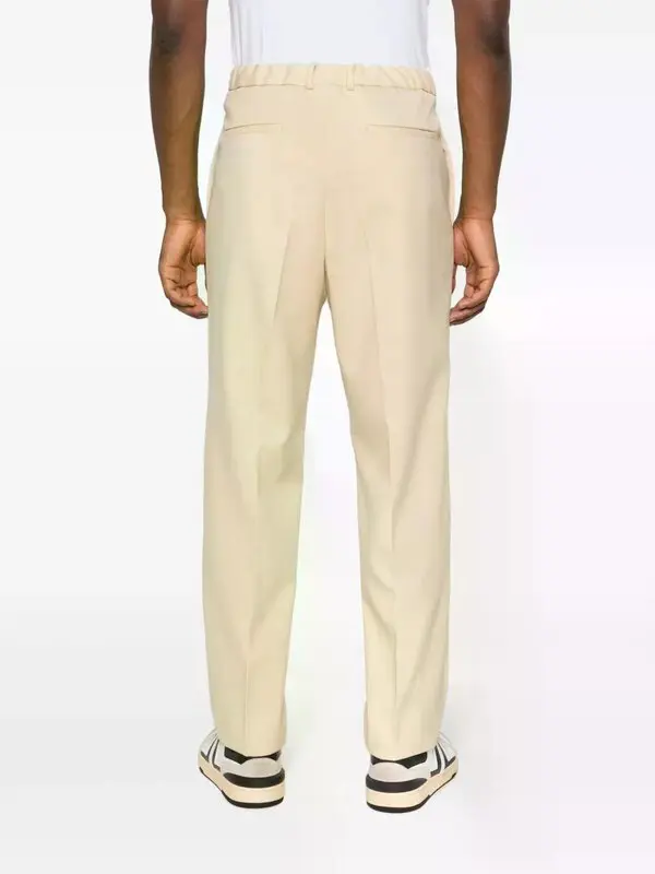 JIL SANDER Mid-rise Straight-leg Trousers - Neutrals