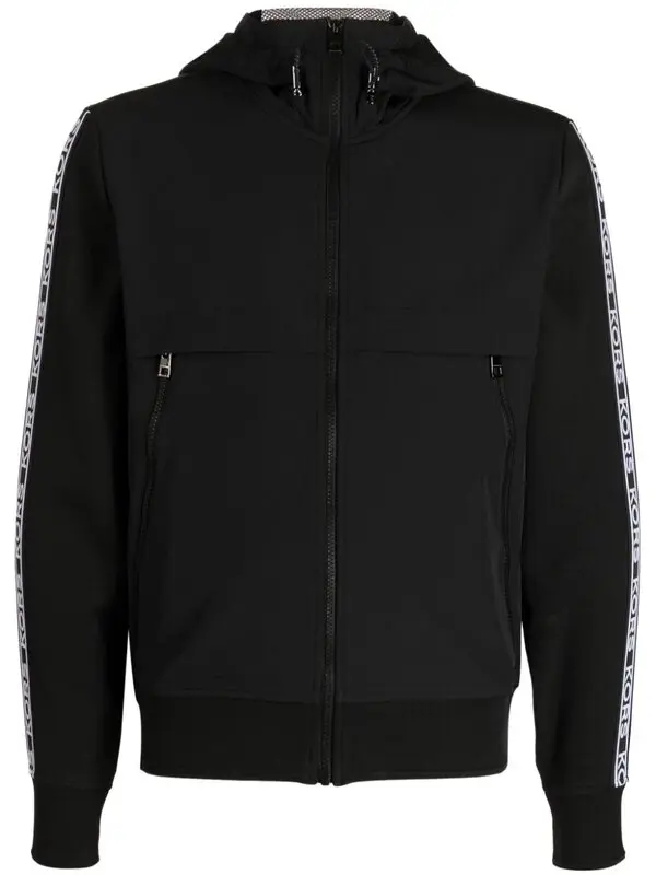 Michael Kors Logo-tape Zip-up Jacket