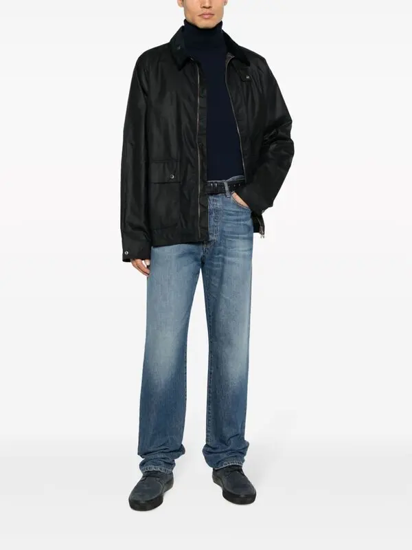 BALLANTYNE Logo-embroidered Roll-neck Cashmere Jumper - Blue