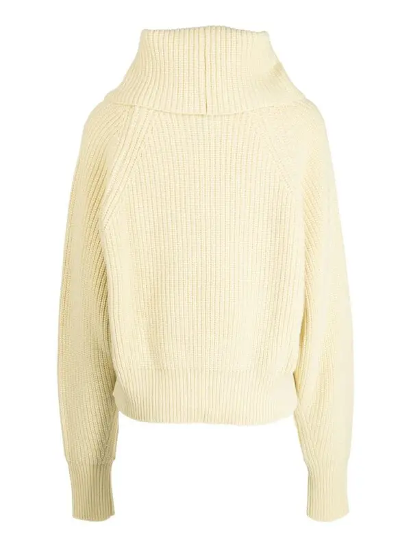 SA SU PHI Funnel-neck Ribbed-knit Jumper