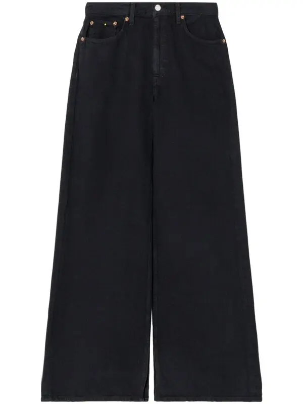 RE/DONE Low Rider Loose Jeans - Black