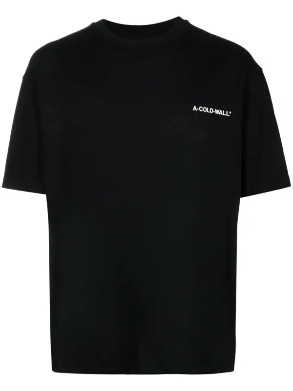 A-COLD-WALL* Logo-print Cotton T-shirt - Black