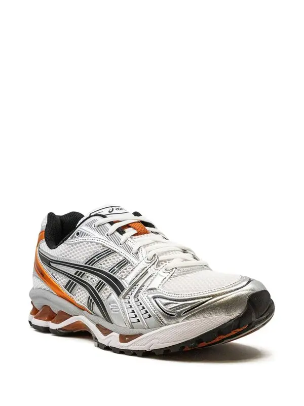 Asics Gel-kayano 14 Piquant Orange Sneakers - White