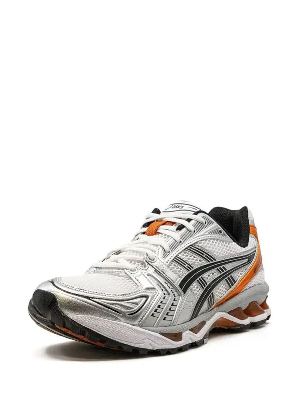 Asics Gel-kayano 14 Piquant Orange Sneakers - White