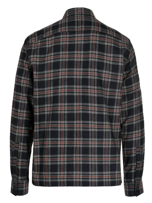 Vince Kingston Plaid Cotton Shirt