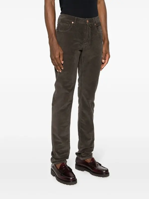 Incotex Tapered-leg Jeans - Brown