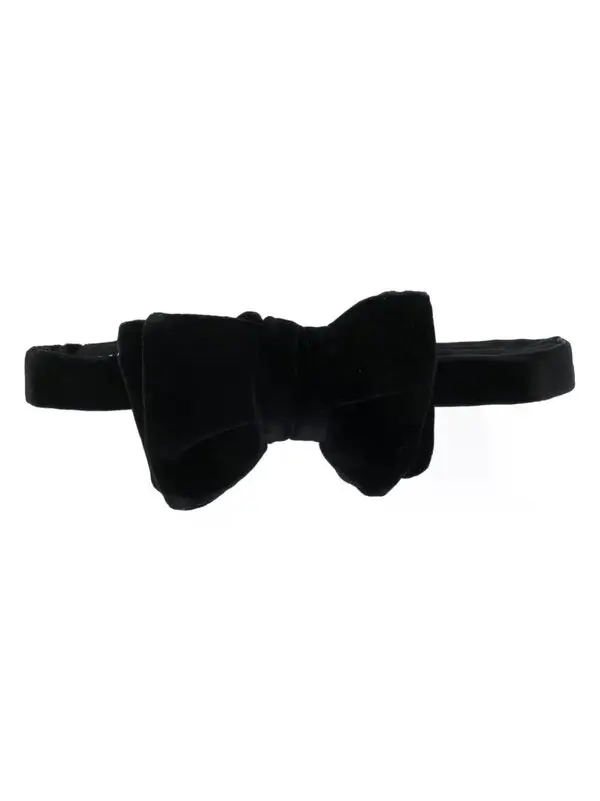 TOM FORD Cotton Bow Tie - Black